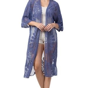 Raj | Jackets & Coats | Raj Duster Lace Embroidered | Poshmark